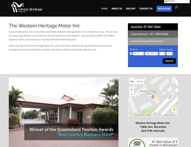 Western Heritage Motor Inn - Matilda Internet Mackay
